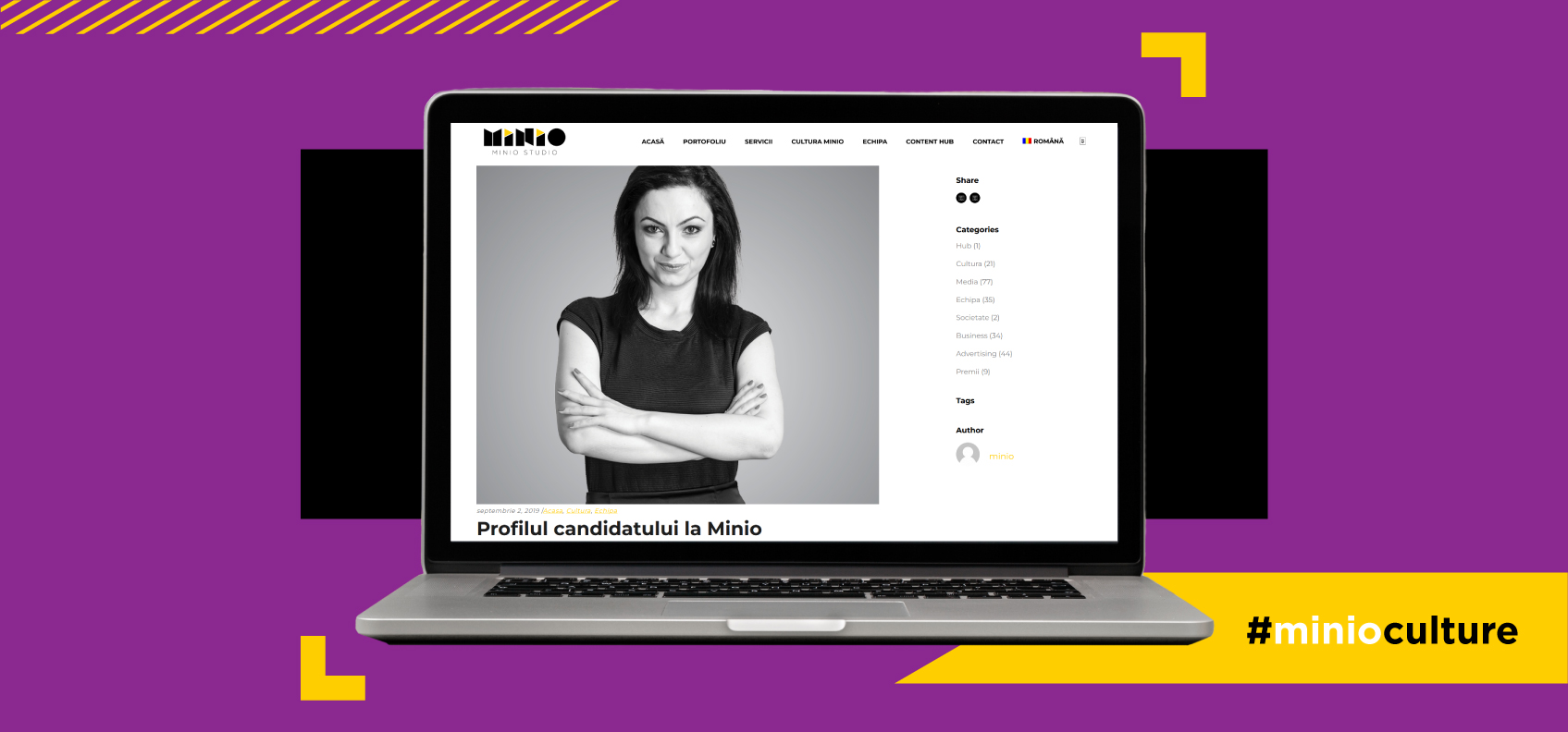 Profilul candidatului la Minio - Minio Studio