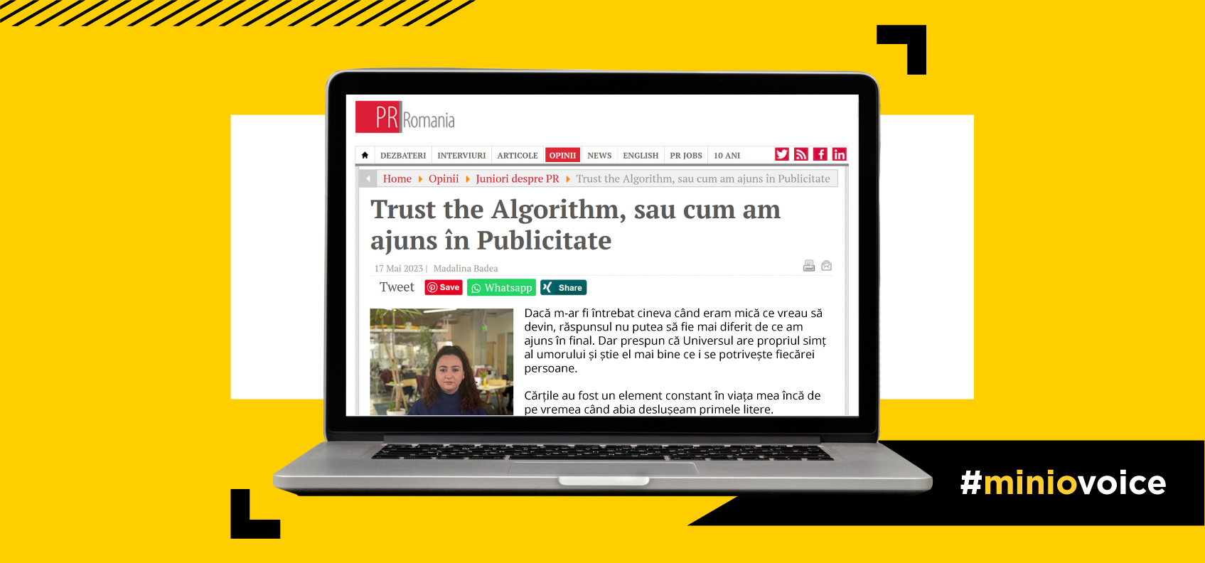 Trust the Algorithm, or how I got into Advertising - Minio Studio